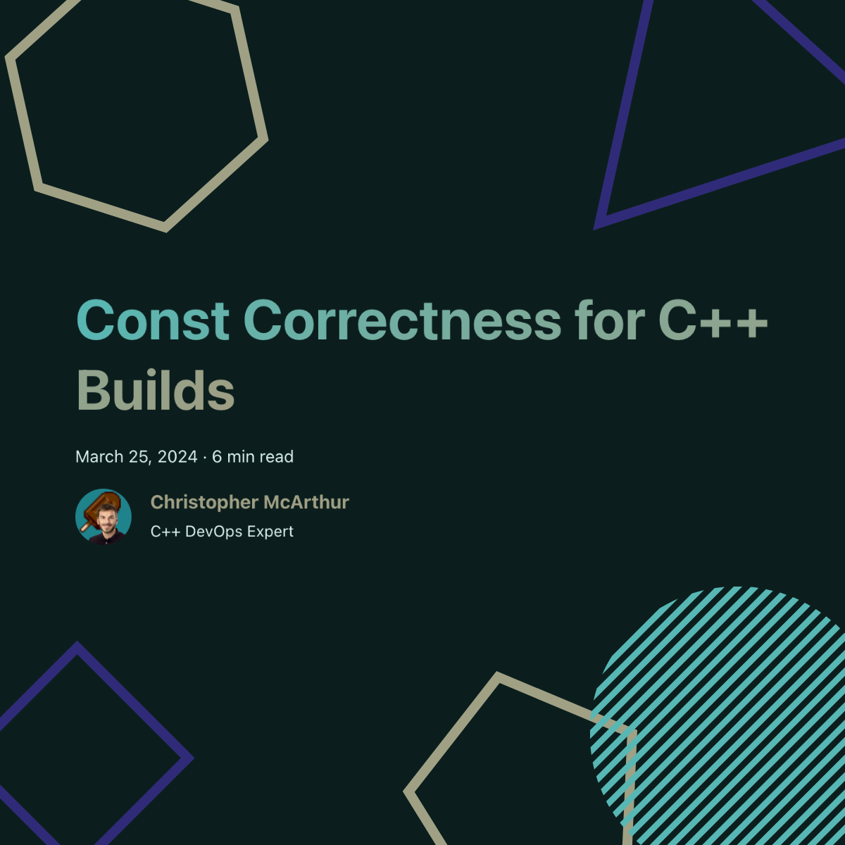 Const Correctness For C Builds Modern C Devops